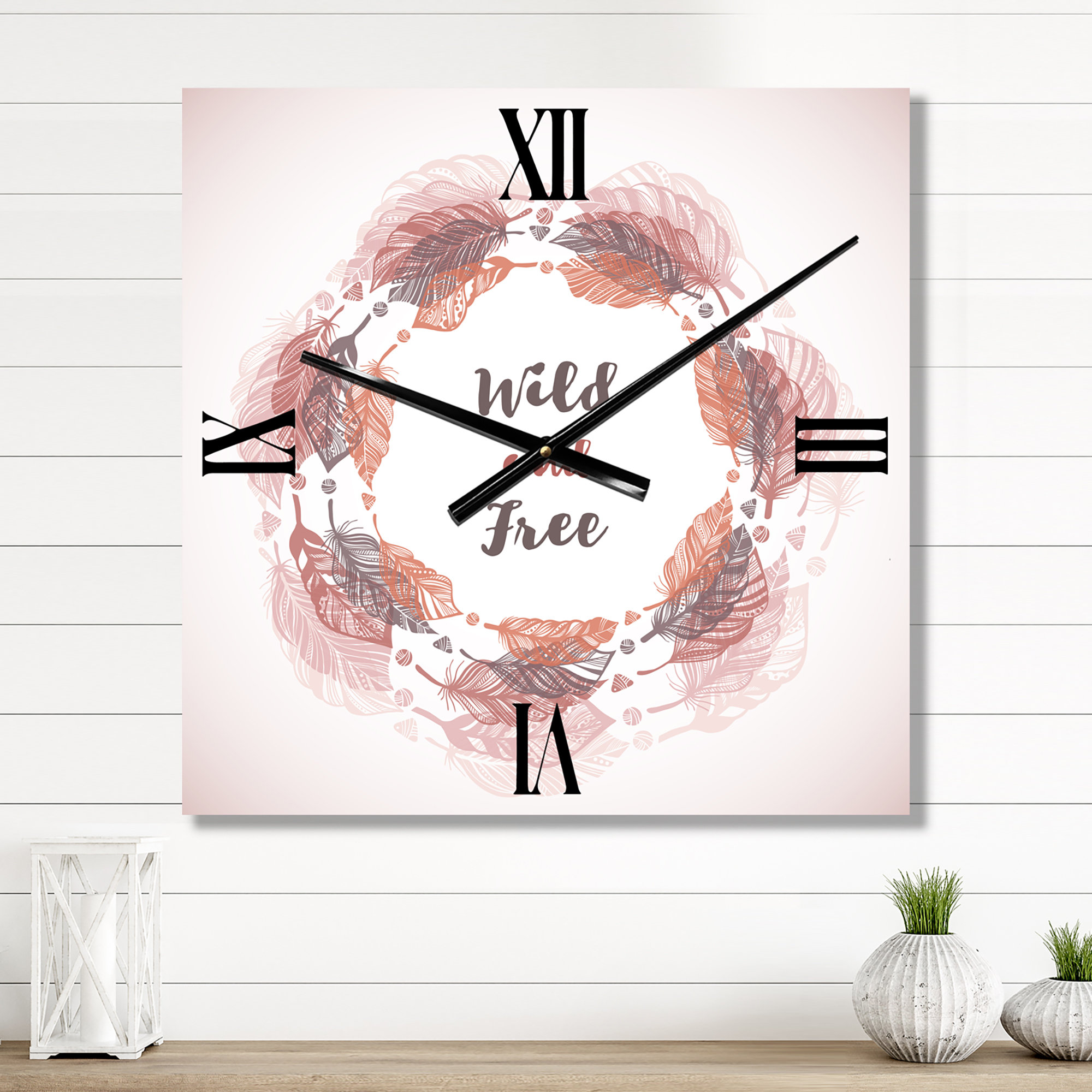 East Urban Home Feather Wreath in Boho Style - Bohemian & Eclectic Wall ...