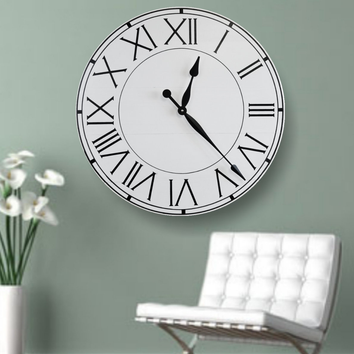 Winston Porter Oversized Beaird Wall Clock | Wayfair