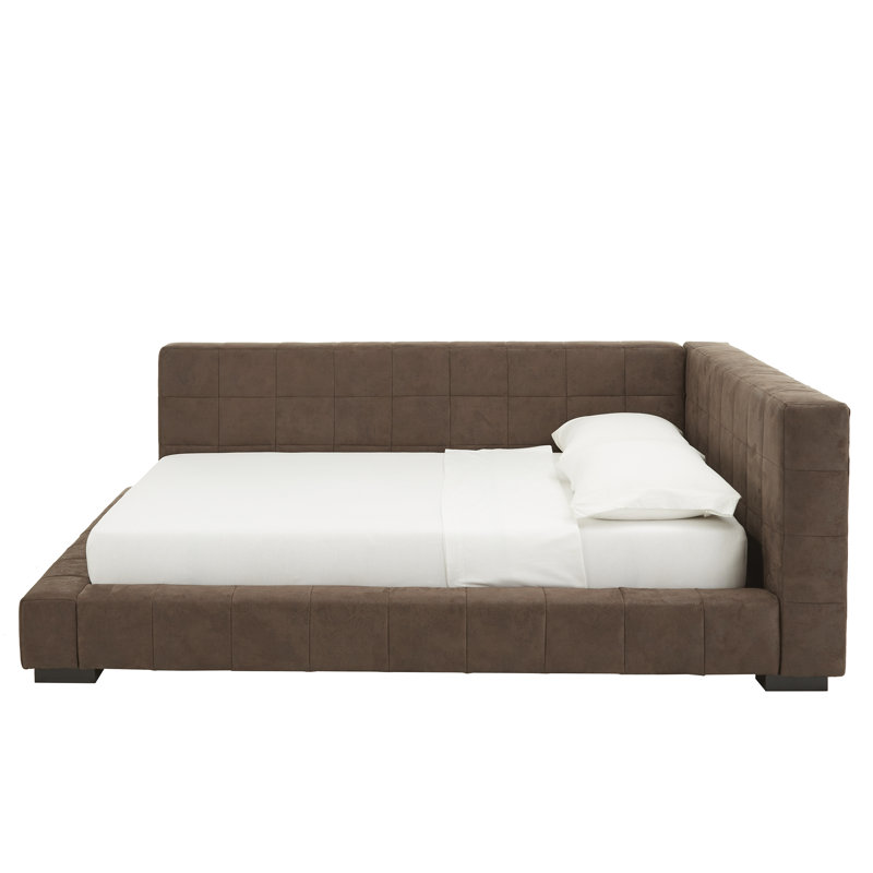Steelside™ Beckham Upholstered Low Profile Platform Bed & Reviews | Wayfair