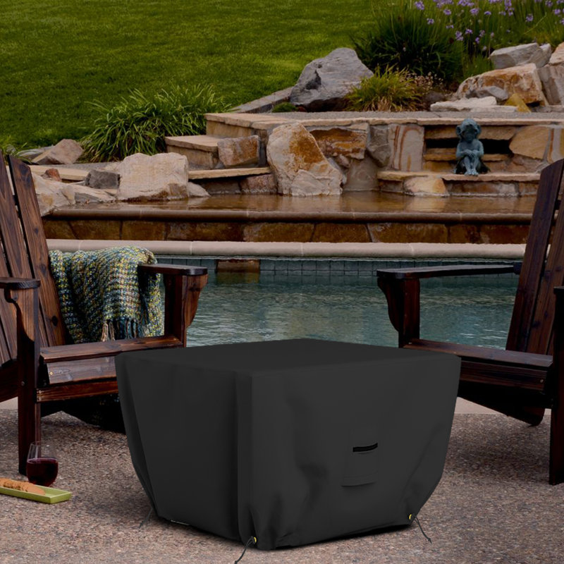 square fire pit cover