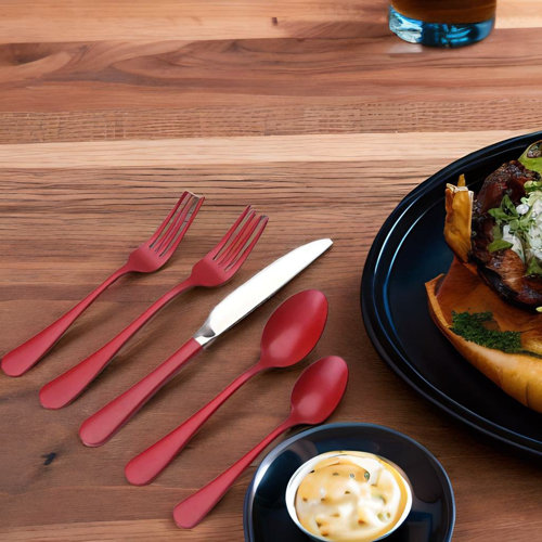 Wayfair | Red Flatware Sets| From $30 Until 11/20 | Wayfair