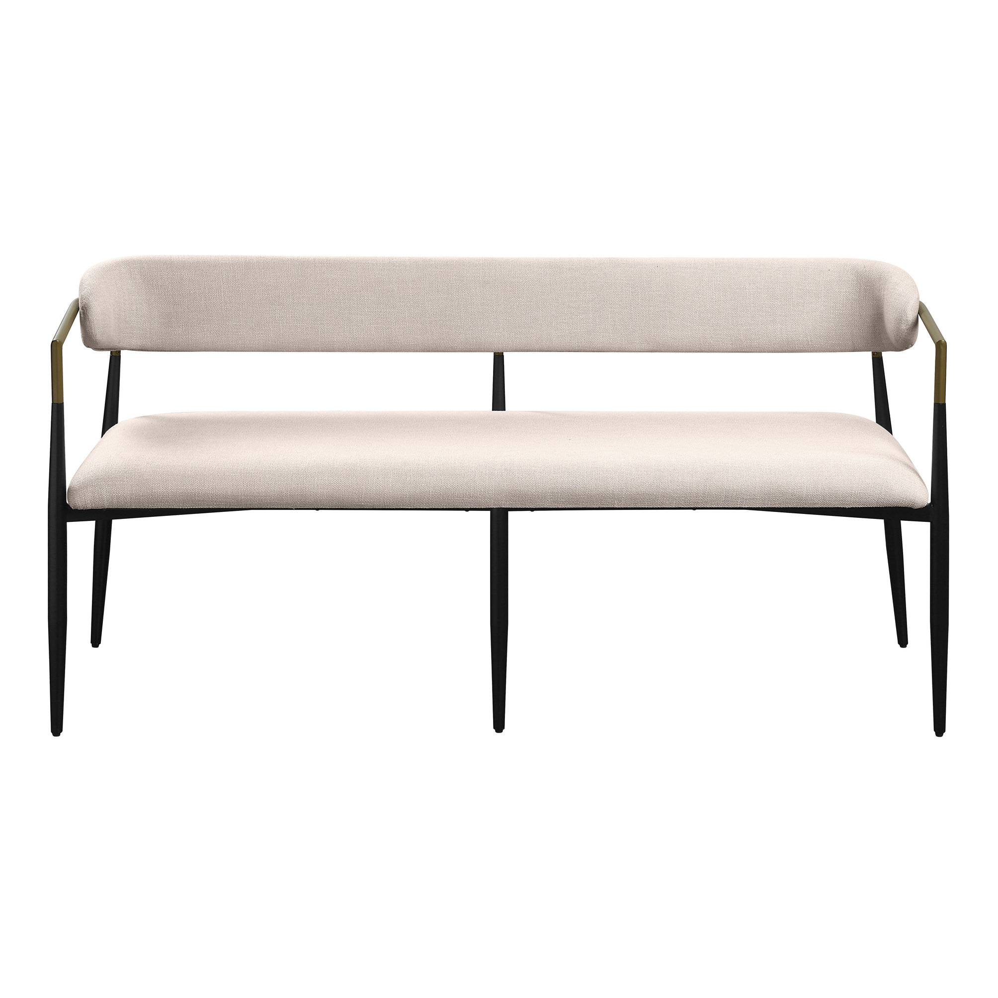 George Oliver Linen Bench | Wayfair