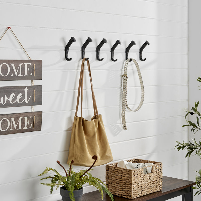 The Twillery Co.® Conkling Metal 6 - Hook Wall Hook & Reviews | Wayfair