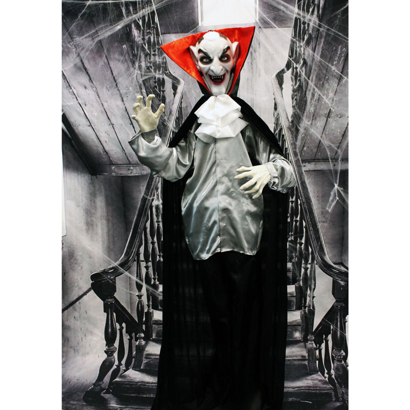 Haunted Hill Farm Life-Size Animatronic Vampire Figurine & Reviews ...