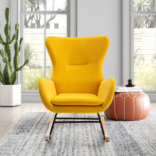 Yellow Rocking Chairs You'll Love | Wayfair