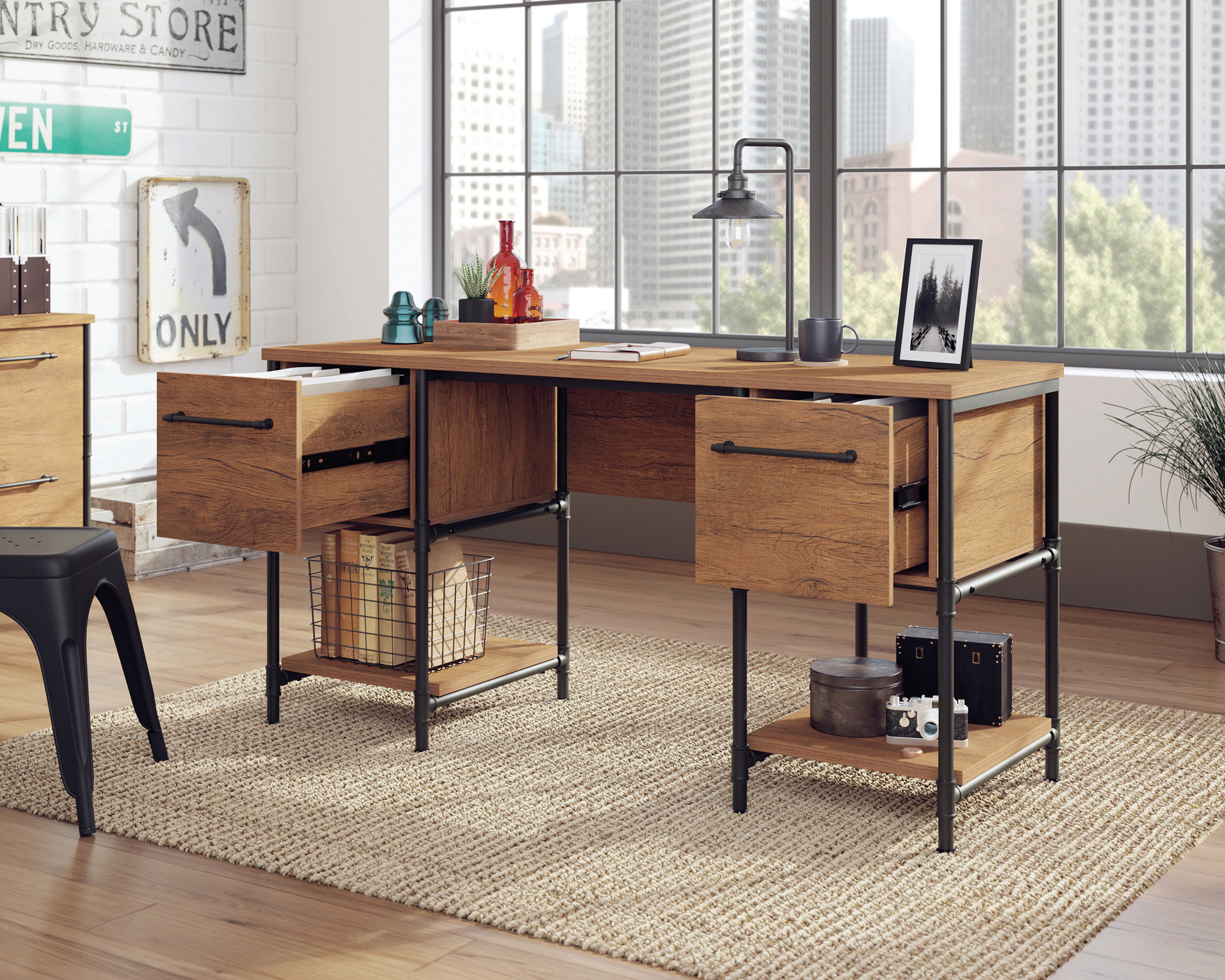 Crafters and Weavers Iron City Desk Disc | Wayfair