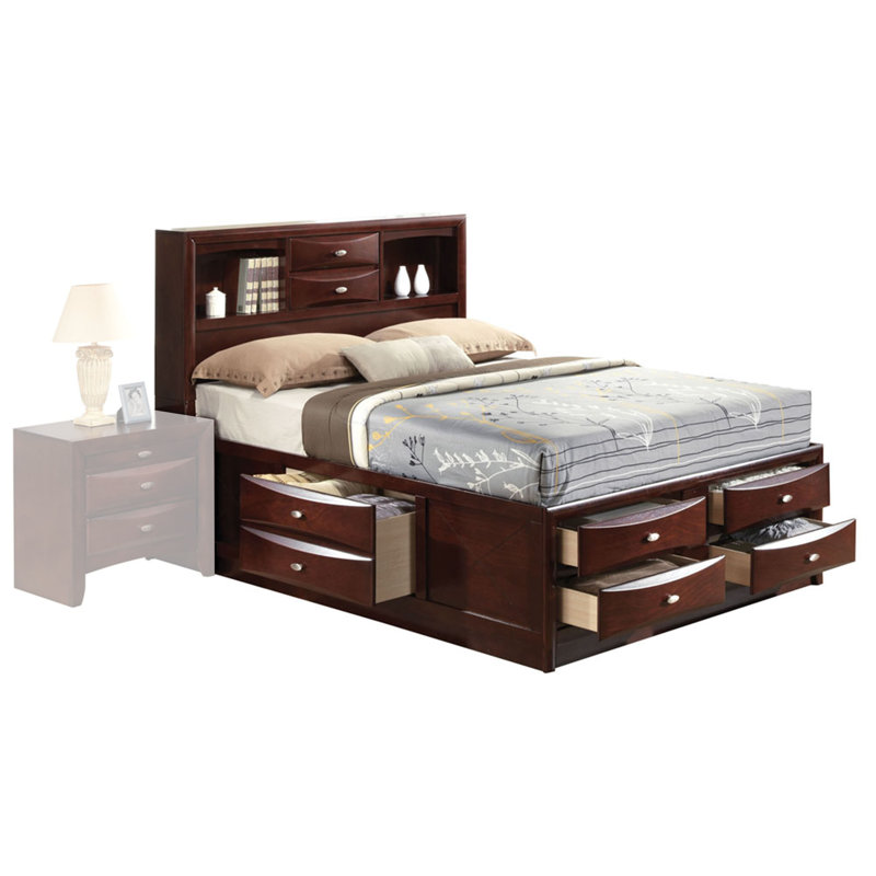 Lark Manor Crowson Bookcase Storage Bed & Reviews | Wayfair