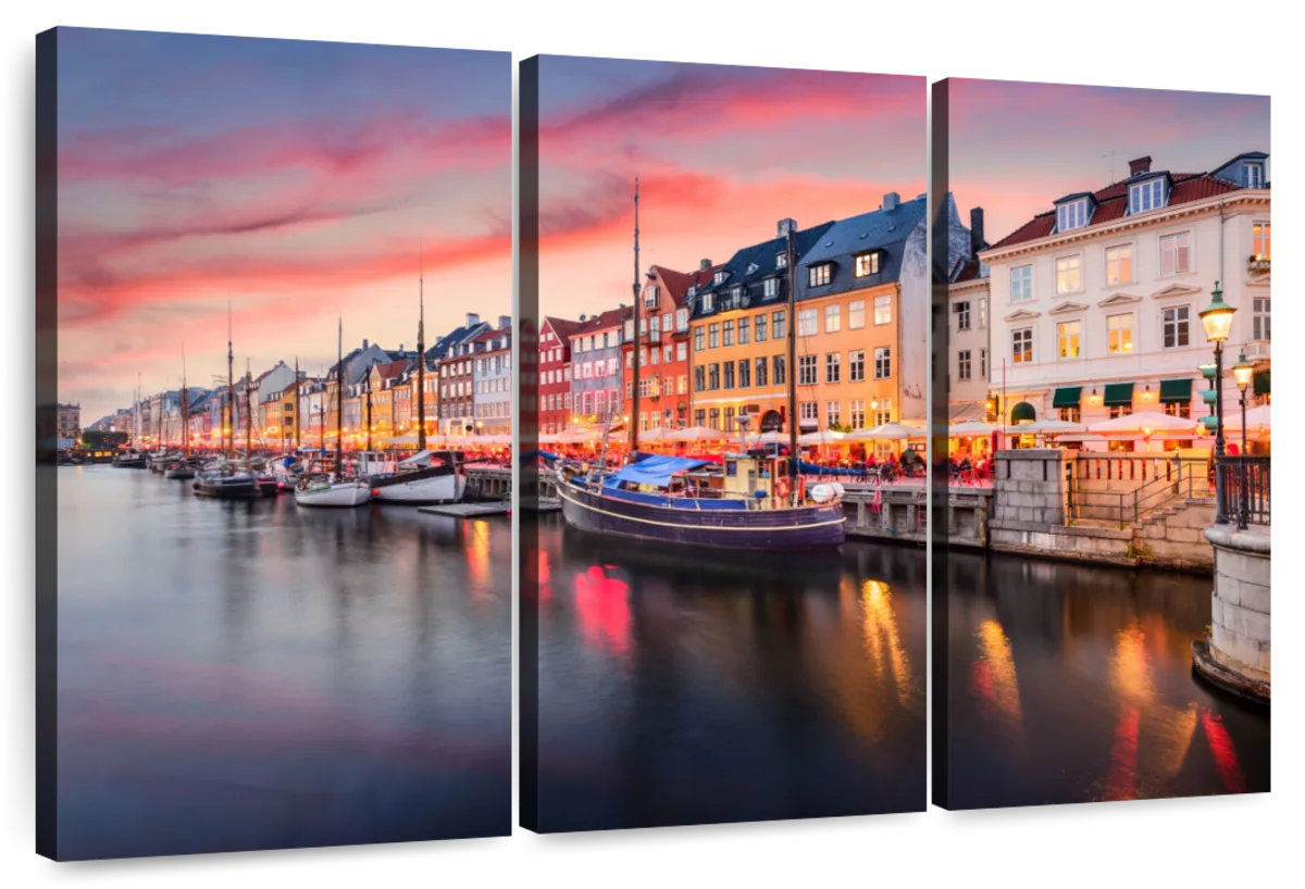 Ebern Designs Sebbie Nyhavn Copenhagen Canal | Wayfair