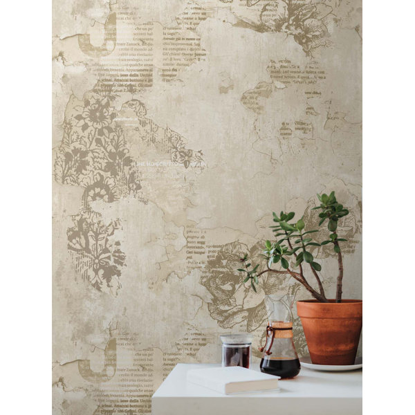 Ophelia & Co. Designs Metallic Alabaster Terica Abstract Script ...