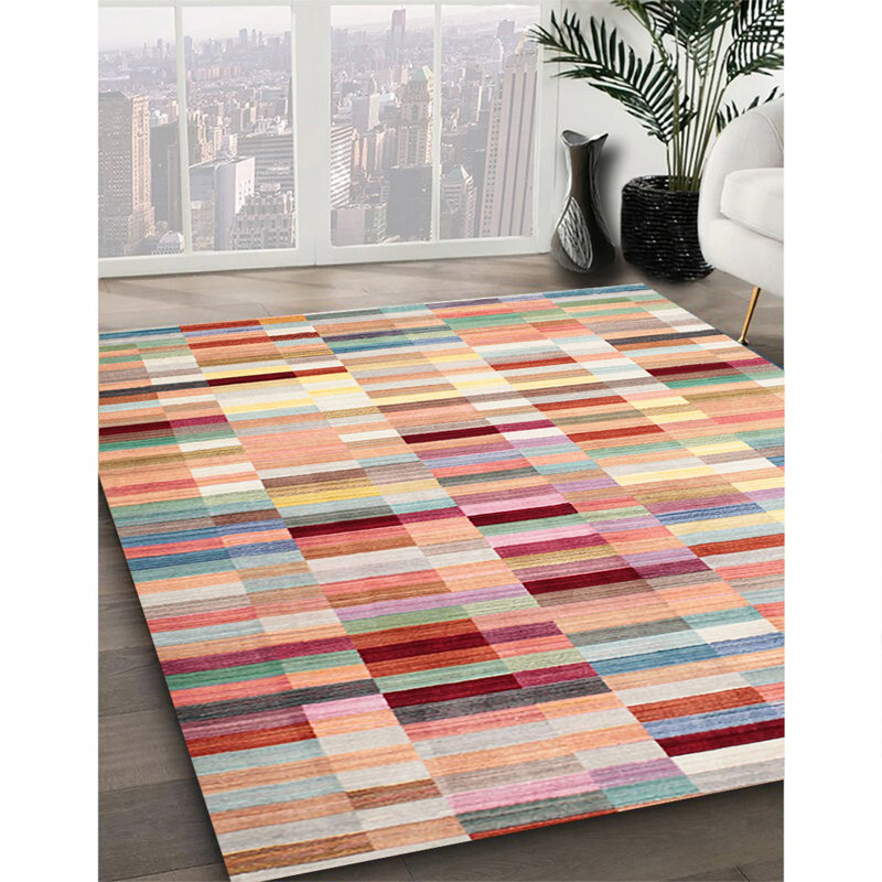 Bless international Yellow/Red/Beige Rug | Wayfair