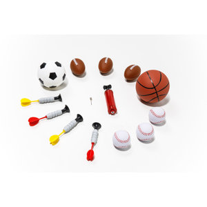 Sport Squad 5-in-1 Multi-Sport Toss Game Set - Football, Basketball ...