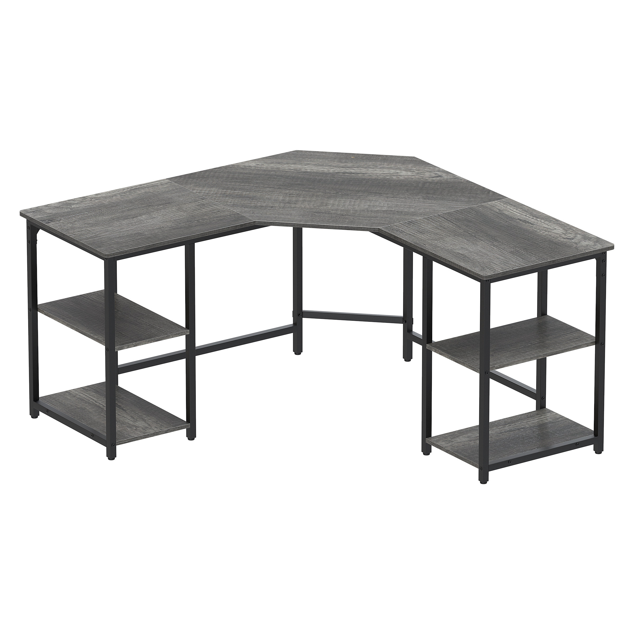 Everly Quinn Haillee 56.96'' Desk & Reviews | Wayfair