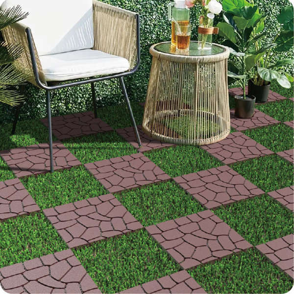 INLE DIY Module Interlocking Decking Tiles Floor Tile | Wayfair