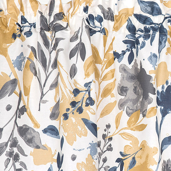 C&F Home Natural Home Cotton Yellow Valance Window Treatment & Reviews ...