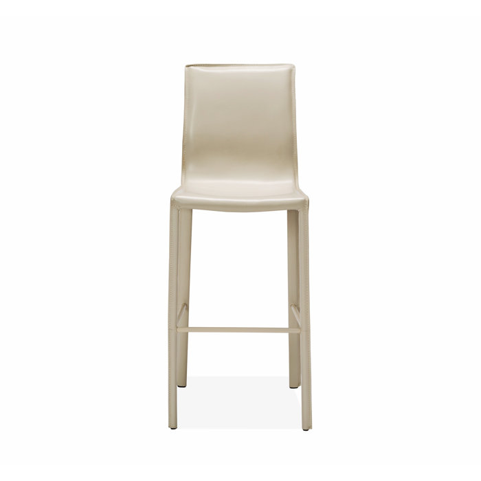 Interlude Jada Upholstered Counter Stool with Metal Frame & Reviews ...