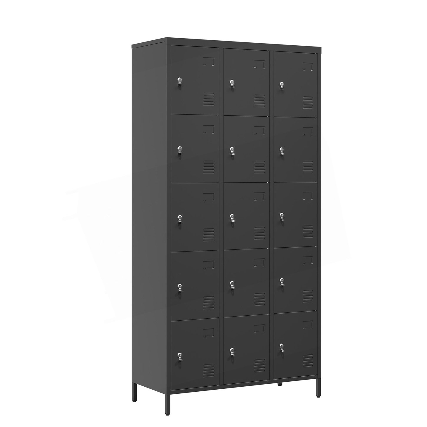 Dynoson 15 Door Metal Lockers With Lock For Employees, Storage Locker ...
