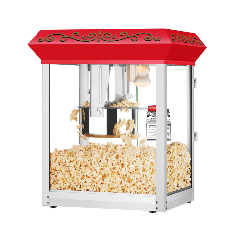 10 oz popcorn shop machine with cart