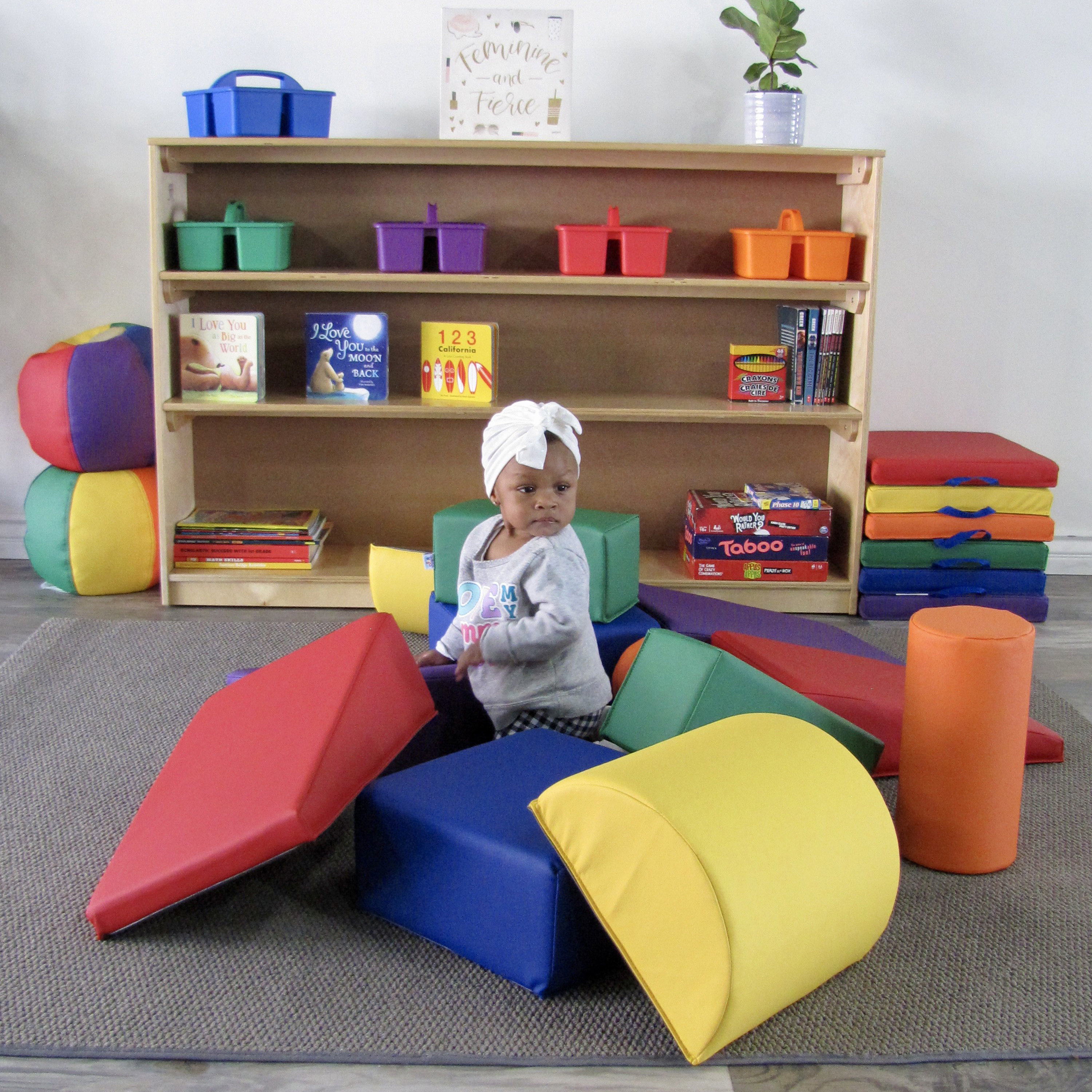 Factory Direct Partners SoftScape Toddler Builder Block Set, 12-Piece ...