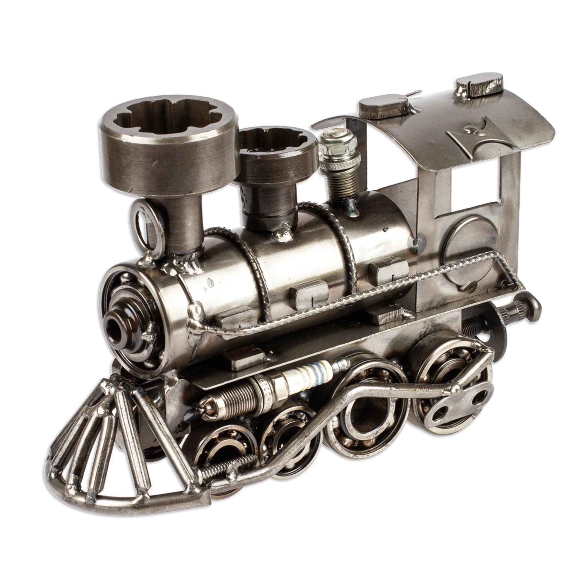 Novica Unique Recycled Metal Rustic Model Train | Perigold
