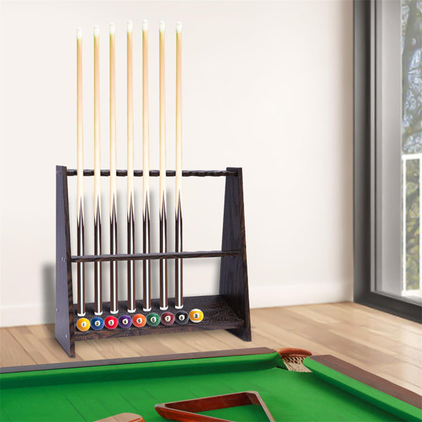 DENFER 10-Hole Floorstanding Pool Cue Rack | Wayfair