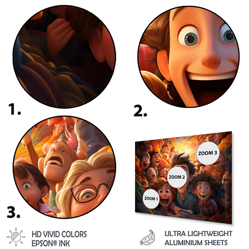 Design Art Animation at the Amusement Park III - Animation Metal Wall ...