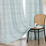 Wrought Studio™ Ombre Gradient Striped Jacquard Light Filtering Curtain ...
