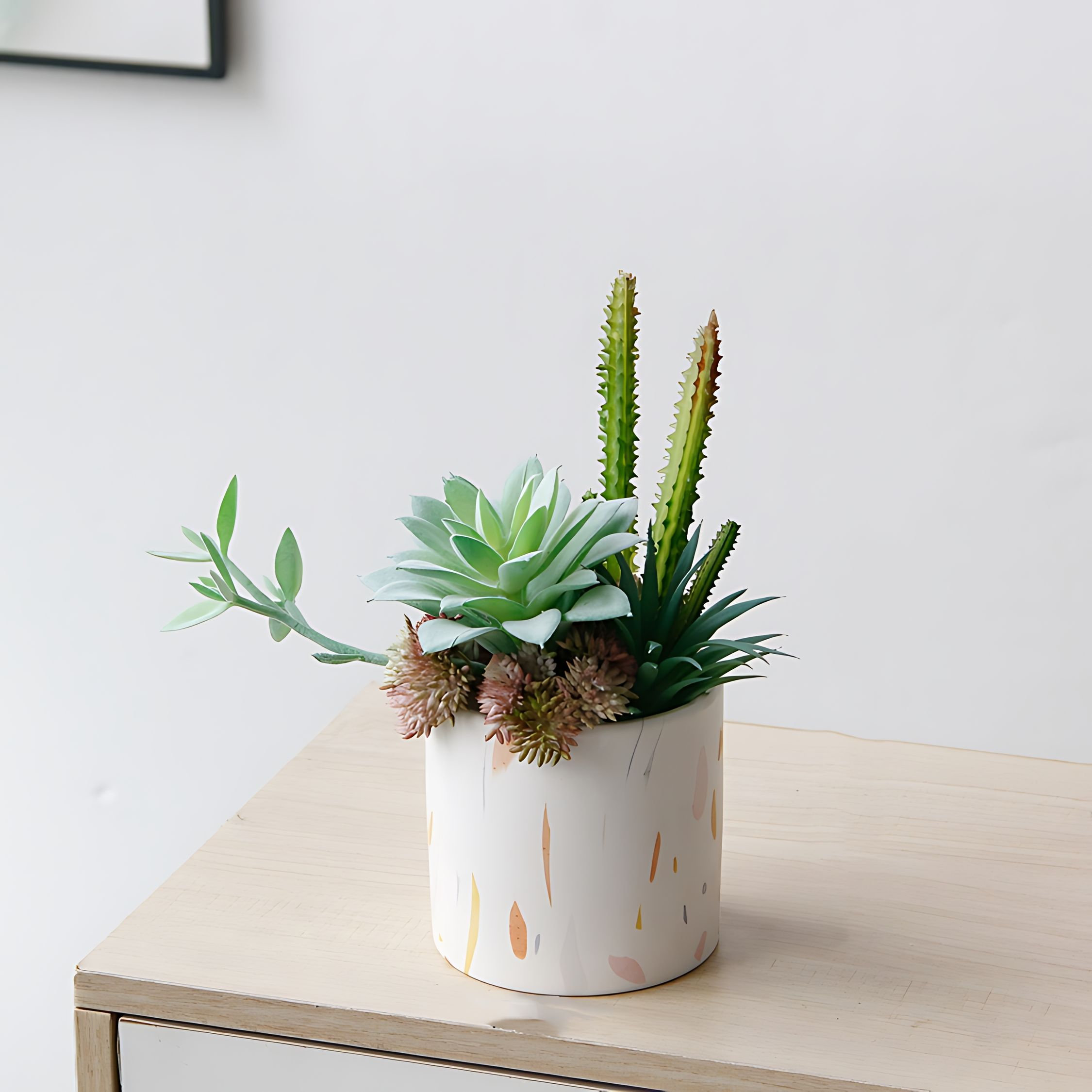 Primrue Creative Simulation Of Cute Plant Potted Plants With Pots ...