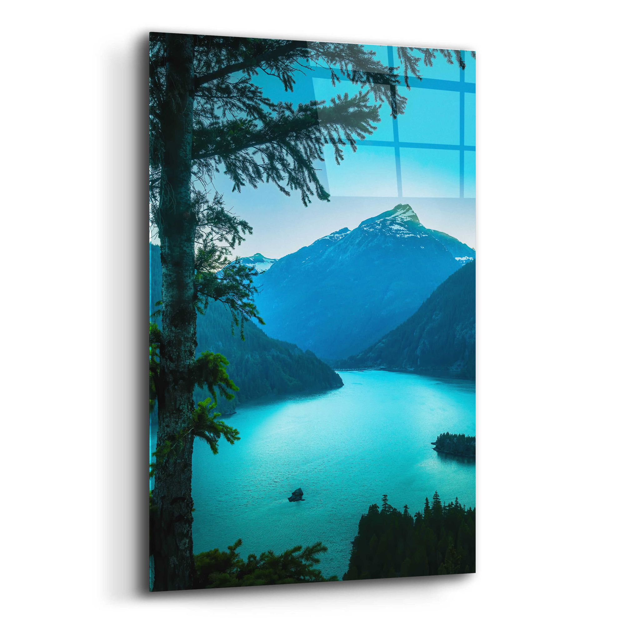 Millwood Pines 'Above The Lake' By Don Schwartz, Acrylic Glass Wall Art ...