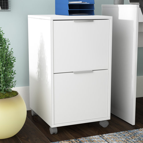 Ebern Designs Dwendolyn 15.27'' Wide 2 -Drawer Mobile File Cabinet ...