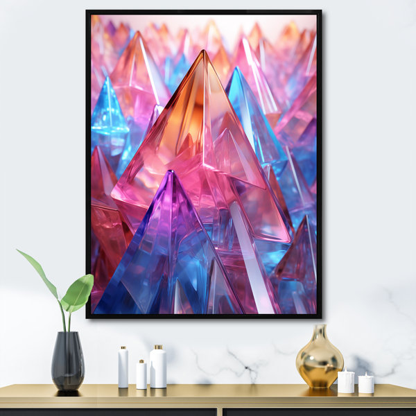 Ivy Bronx Pendular Prism Abstract Geometric 3 - Geometric Wall Art ...