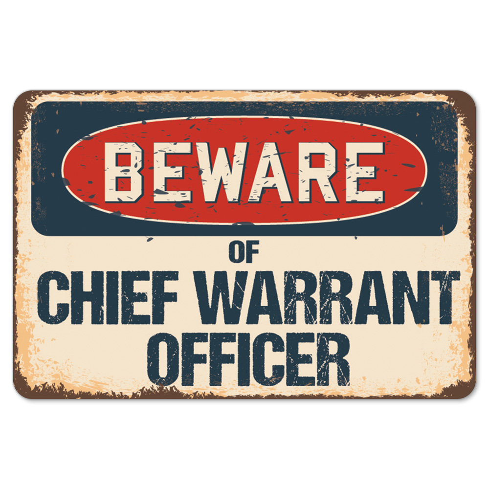 SignMission Decal-Chief Warrant Officer_Beware Of Chief Warrant Officer ...