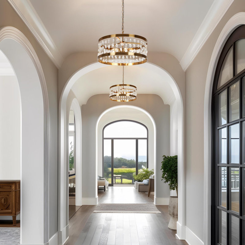 House of Hampton® Jaison 6 - Light Dimmable Drum Chandelier | Wayfair