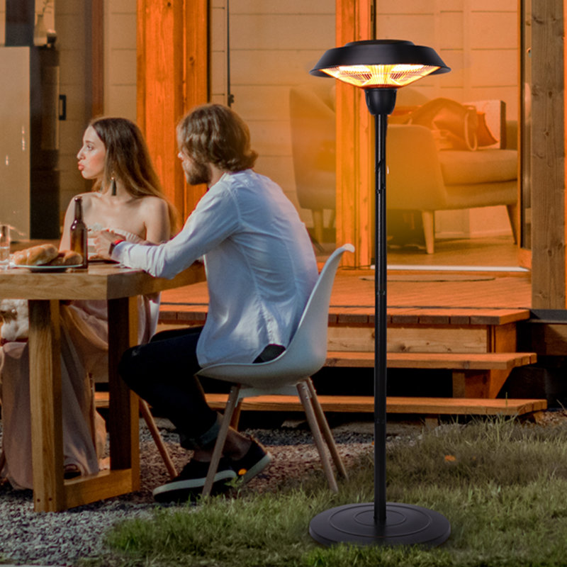 ZACHVO 5100 BTU Electric Standing Patio Heater | Wayfair