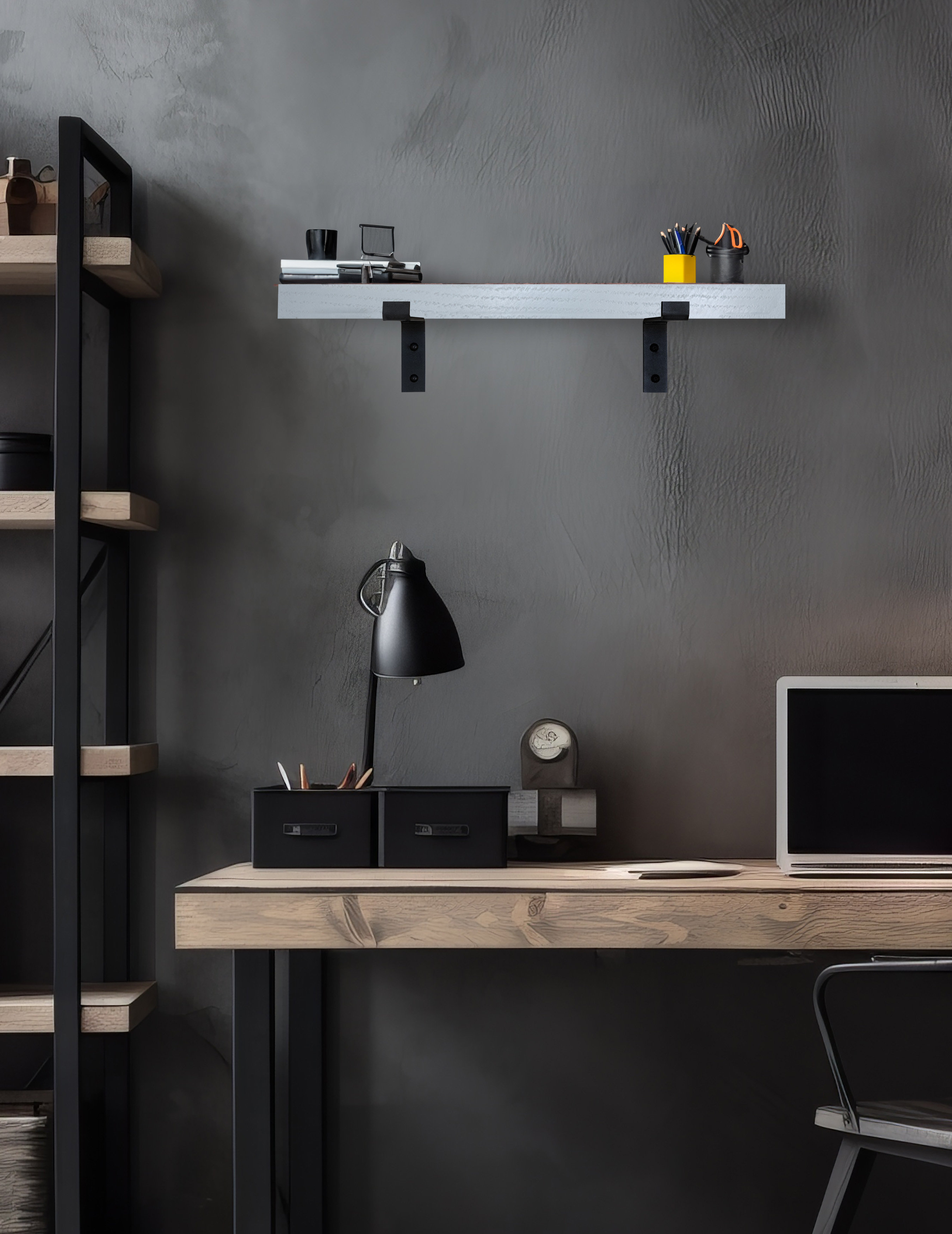 Rayne Mirrors Rayne Red Oak Bracket Shelf - Wayfair Canada