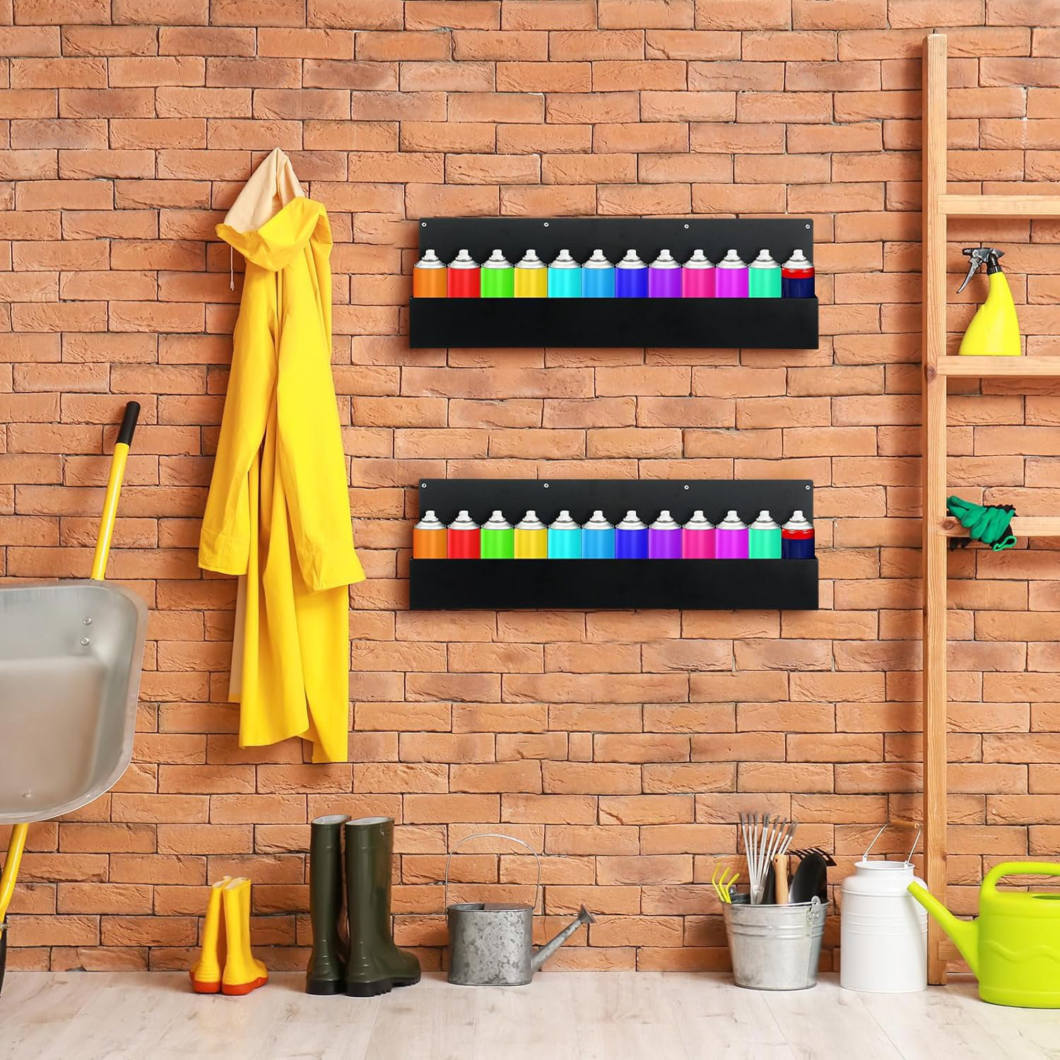 yitesiUSA 2 Pcs Aerosol Spray Can Rack Wall Mount | Wayfair