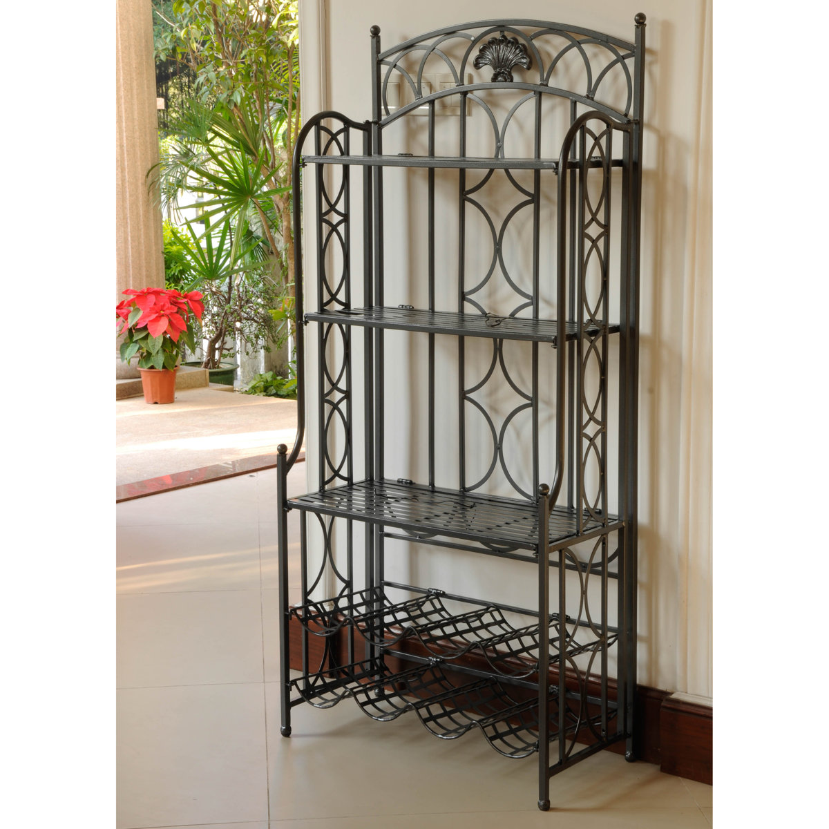 Lark Manor™ Apisan Iron Baker's Rack & Reviews | Wayfair