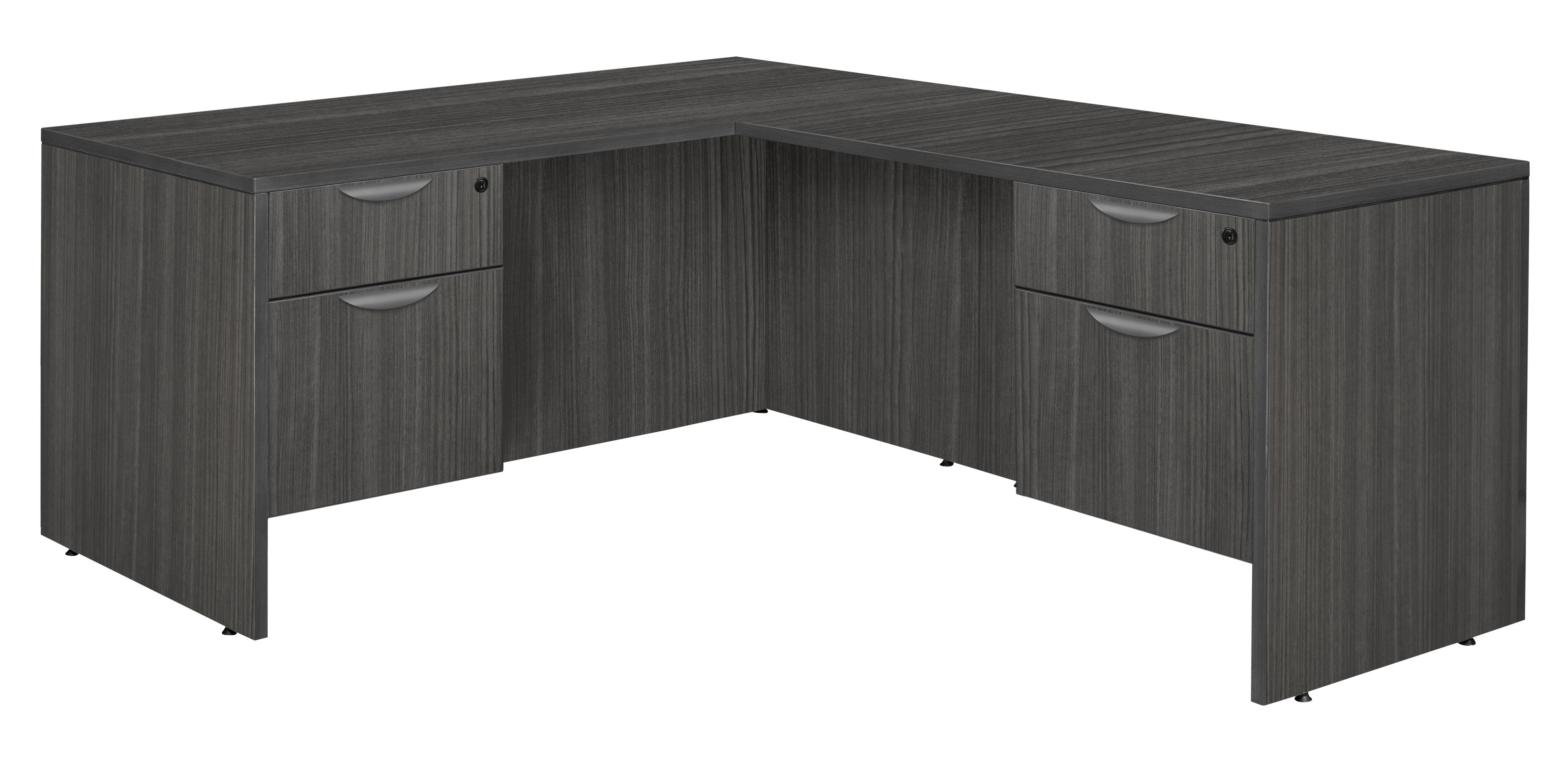 Regency Legacy L Desk with Double Pedestal Drawer Unit | Wayfair