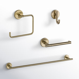 Gold Bathroom Hardware Sets You'll Love | Wayfair