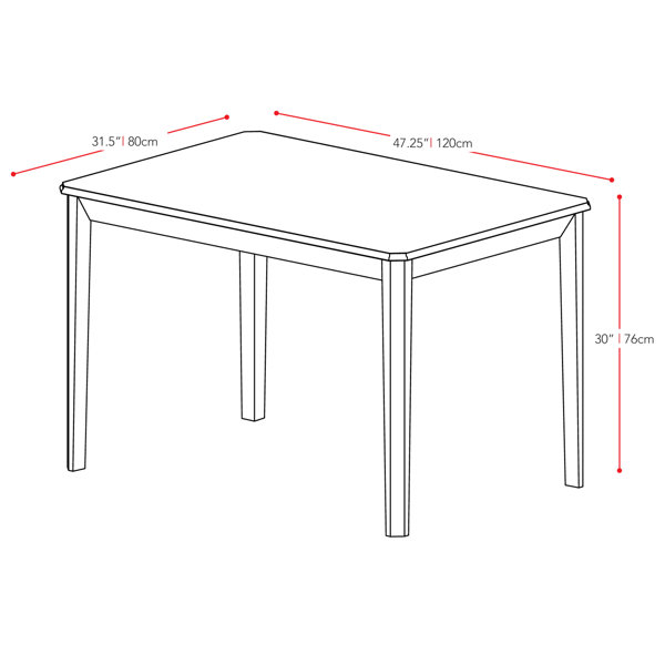 Latitude Run® Cesar 5 Piece Dining Set & Reviews | Wayfair