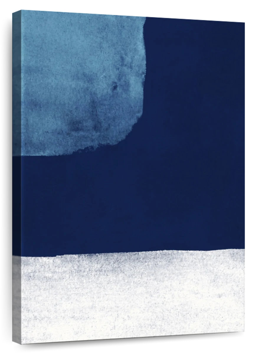 Wade Logan Avery Minimalist Blue Strokes I - Wayfair Canada