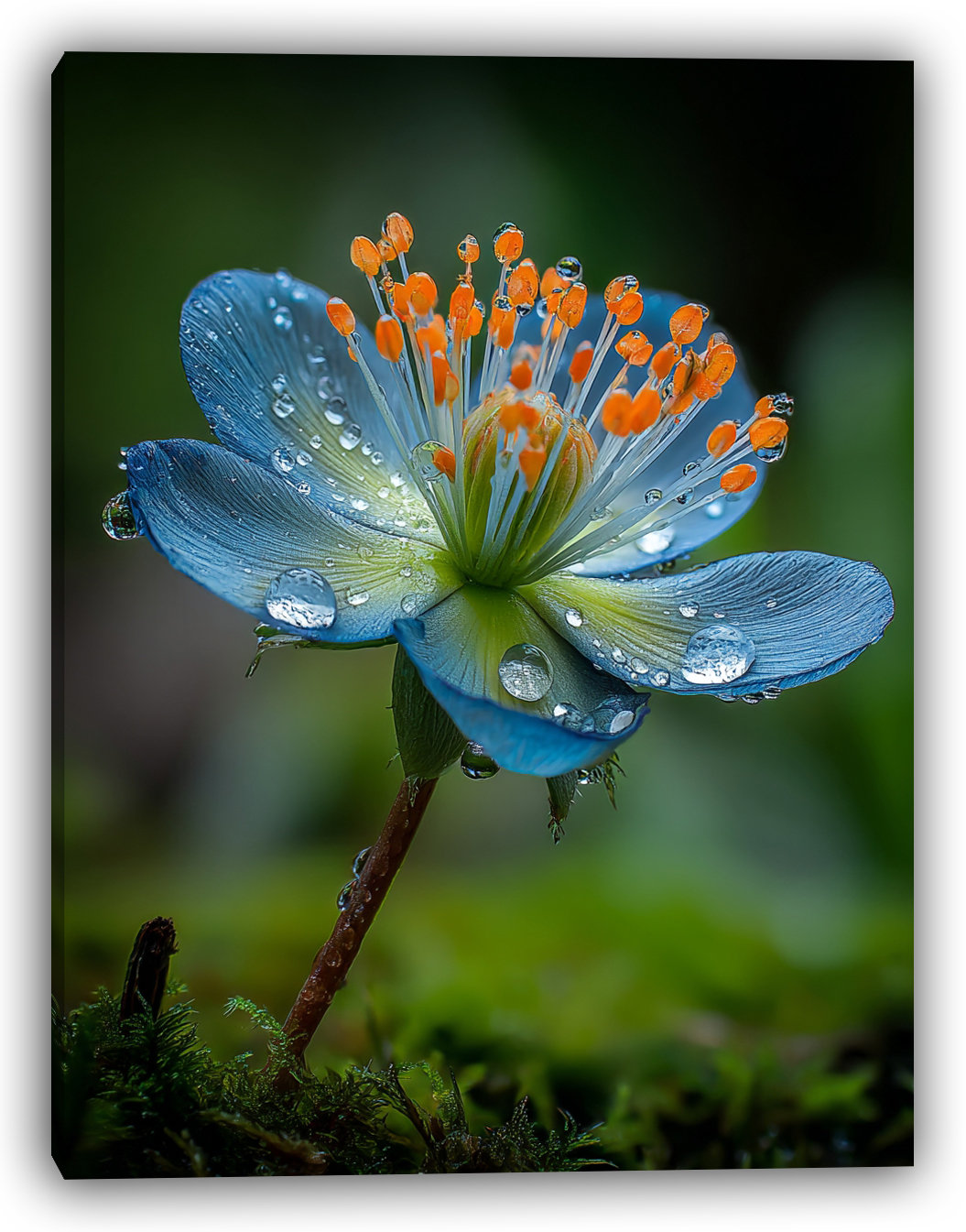 Lark Manor™ Celestial Petal Wrapped Canvas Wall Art | Wayfair