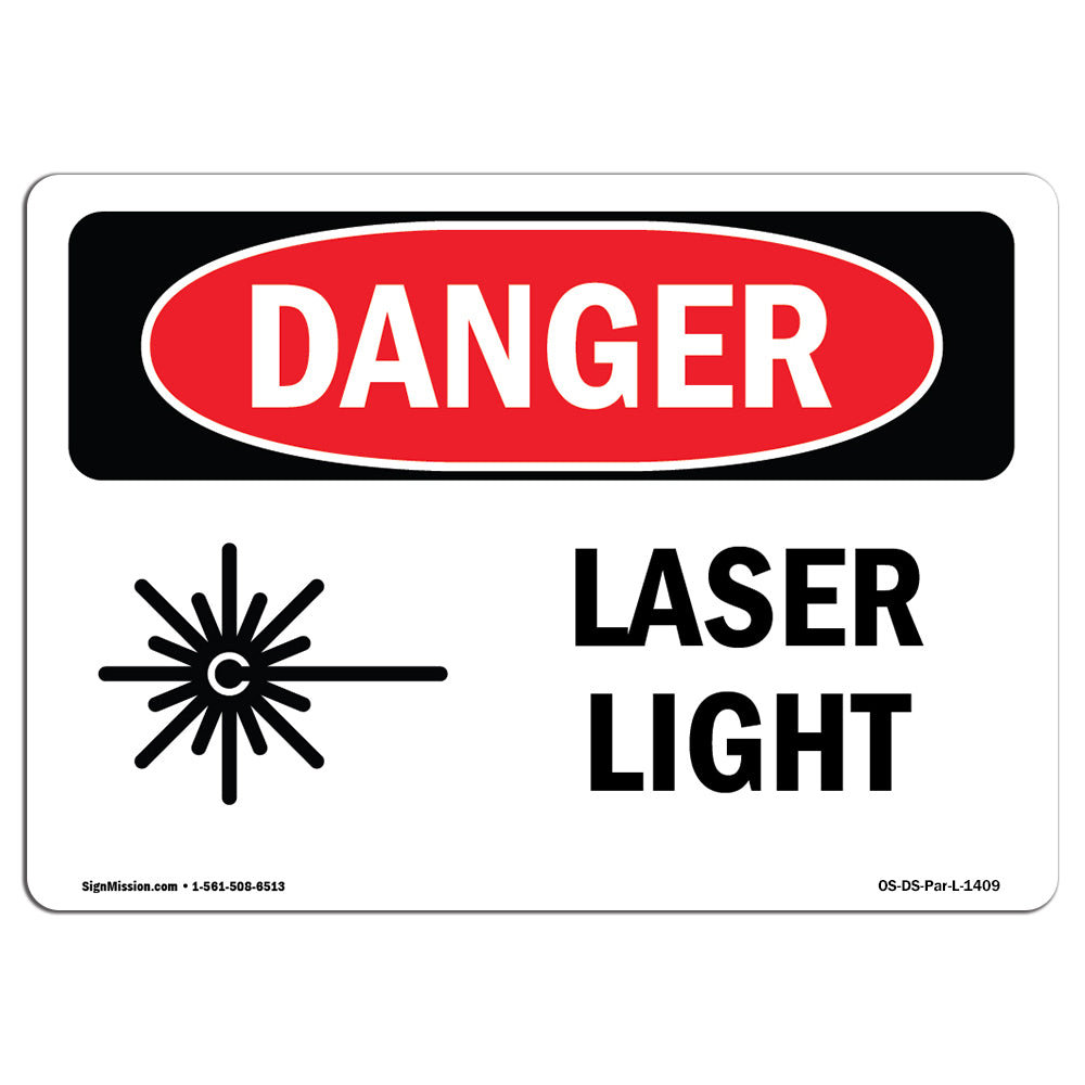 SignMission Laser Light Aluminum Sign 12 x 18 | Wayfair