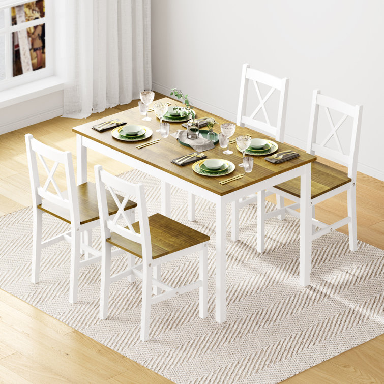 Gracie Oaks Elea 5 - Piece Dining Set & Reviews | Wayfair
