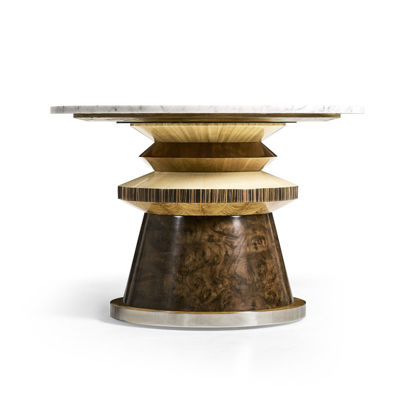 Jonathan Charles Fine Furniture Rook Pedestal Coffee Table | Perigold