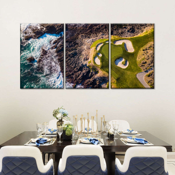 Elephant Stock " Pebble Beach CA Golf Course Wall Art Multi Piece ...