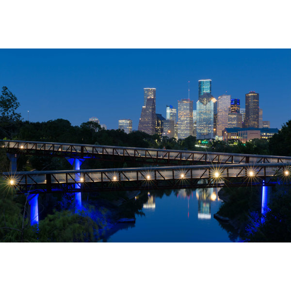 Ebern Designs " Houston Downtown Skyline " | Wayfair