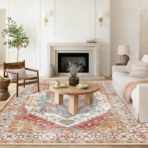 Red Area Rugs You'll Love | Wayfair