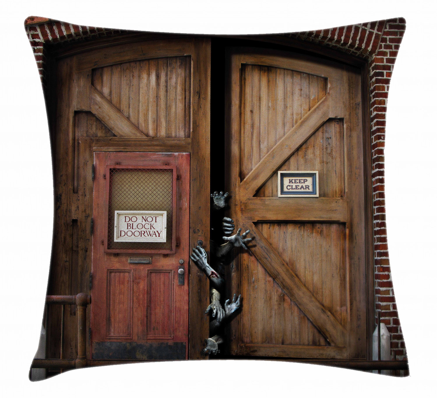 Ambesonne Zombie Indoor / Outdoor 28" Throw Pillow Cover | Wayfair