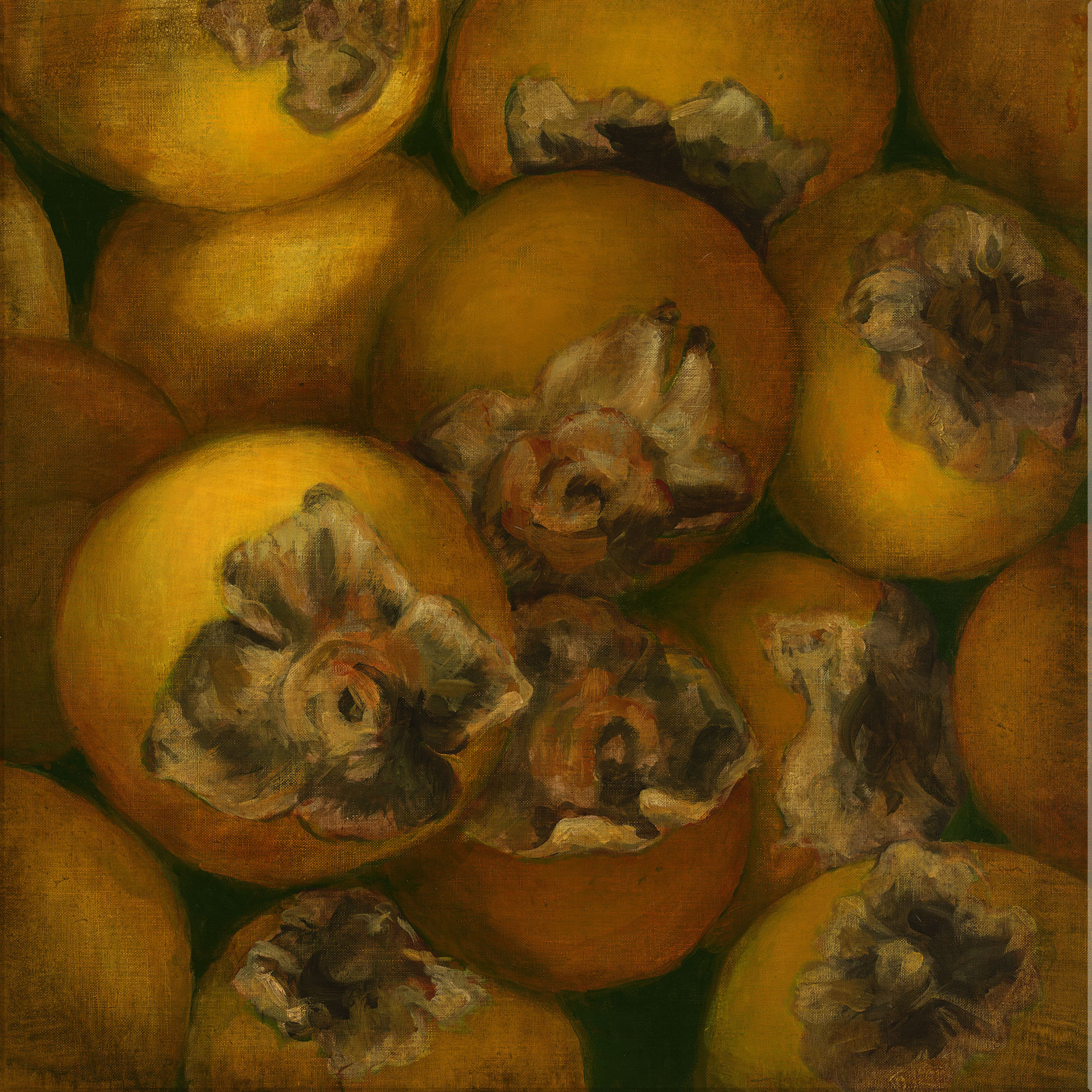 RFA Decor Golden Persimmons 2 by Claudette - Wrapped Canvas Print | Wayfair