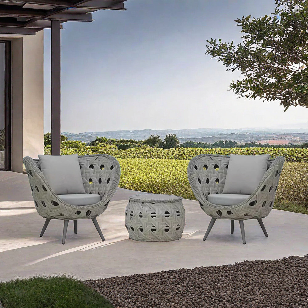 Bayou Breeze Cansever 2 - Person Outdoor Seating Group with Cushions ...